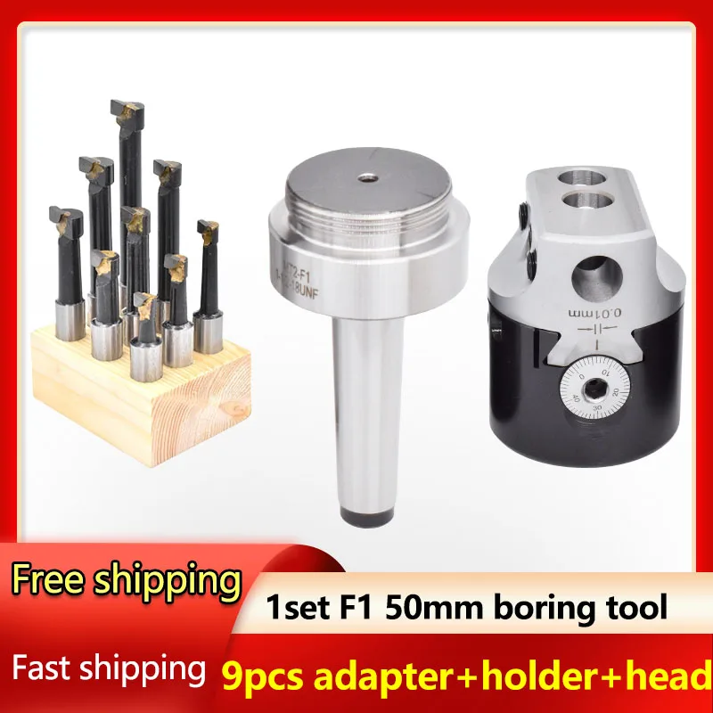 Boring-set-F1-2-50mm-Boring-Head-9pcs-12mm-Draw-Bars-tool-holder-BT30 ...