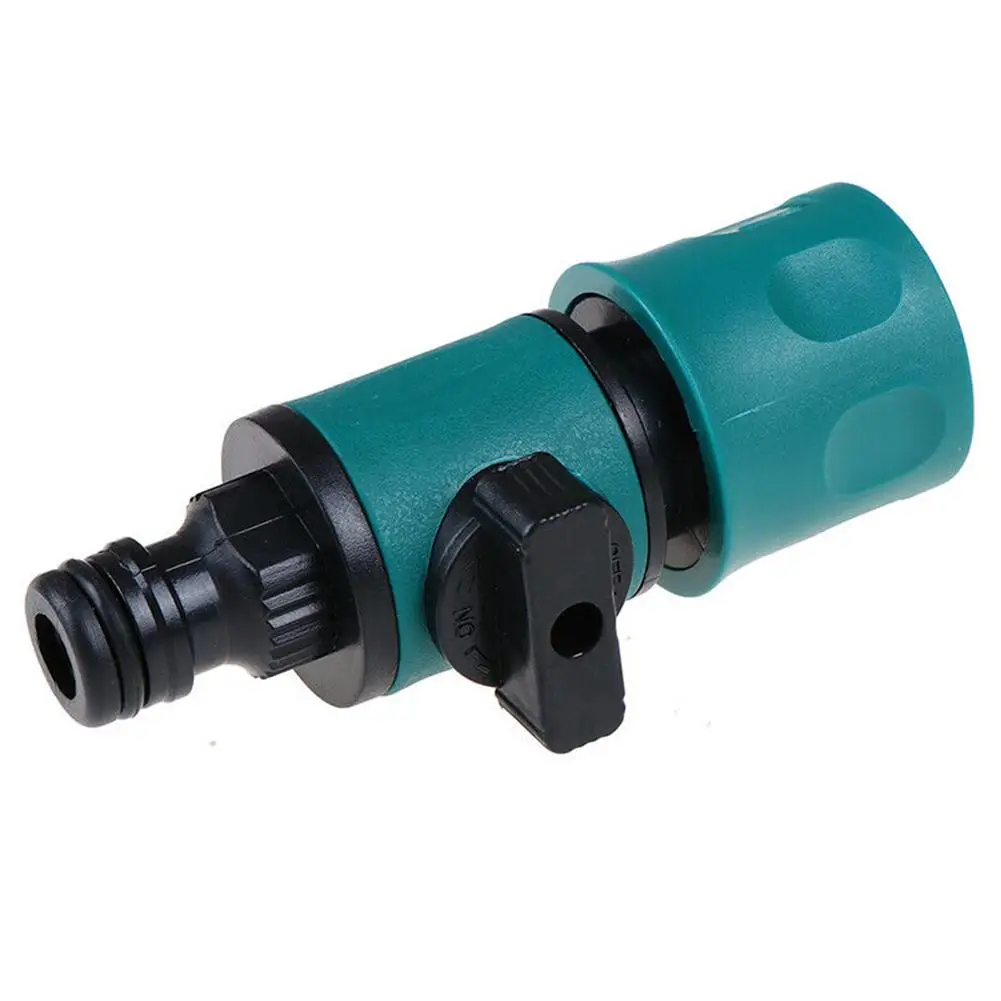 Plastic-Garden-Hose-Quick-Connect-with-Shutoff-Valve-Quick-Connectors ...