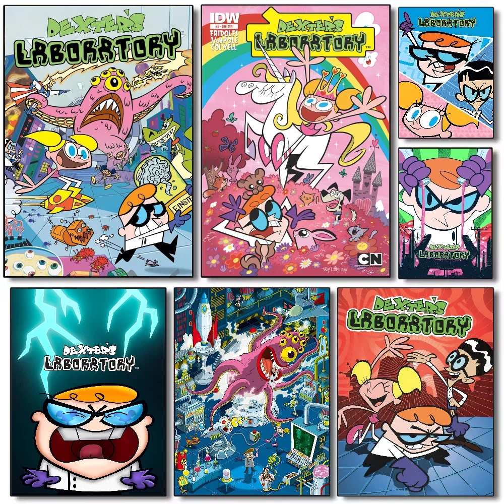 Cartoon D-Dexters L-Laboratory Good Quality Poster art sticky wall ...