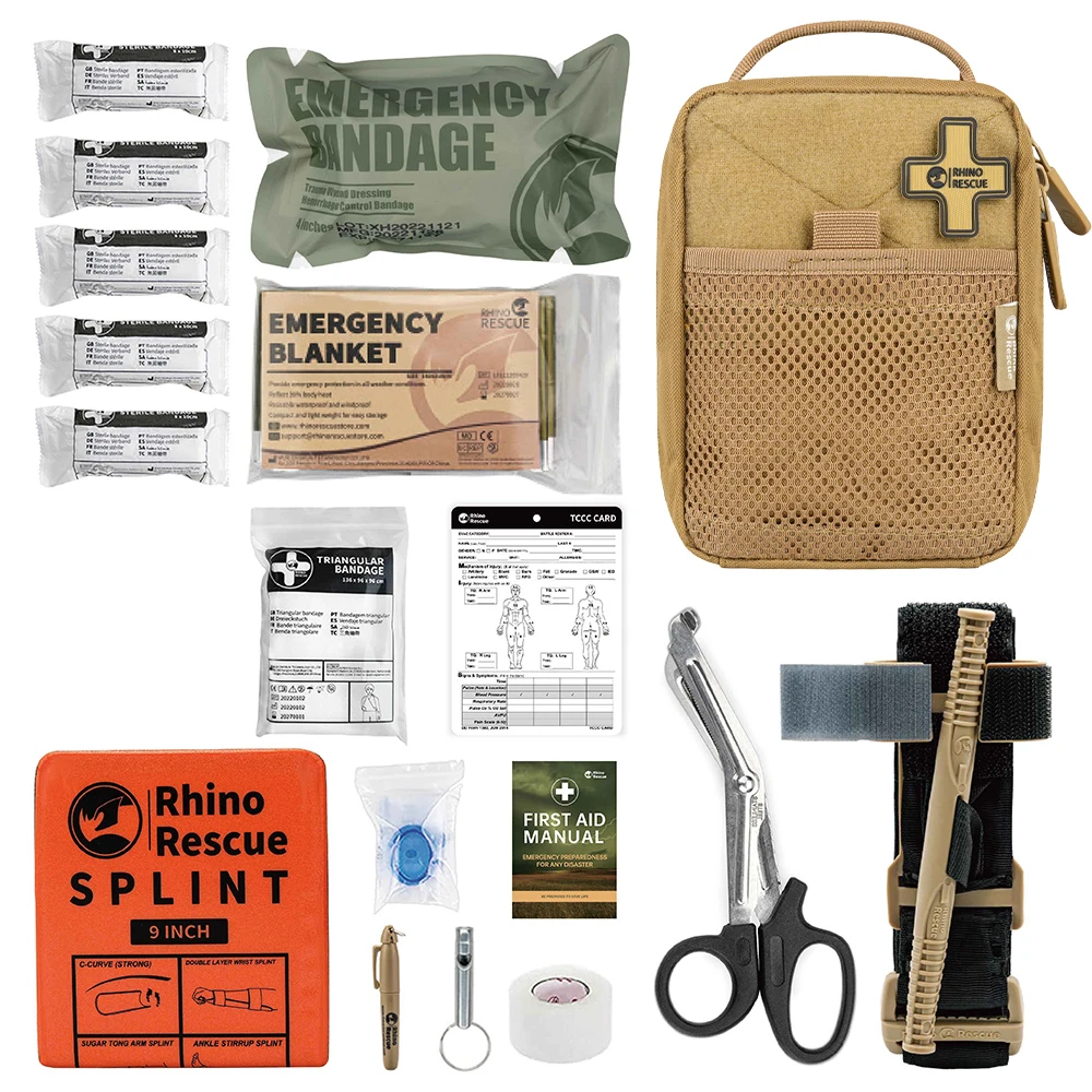 Rhino-Rescue-Kit-de-Trauma-al-aire-libre-emergencia-IFAK-con-21 ...