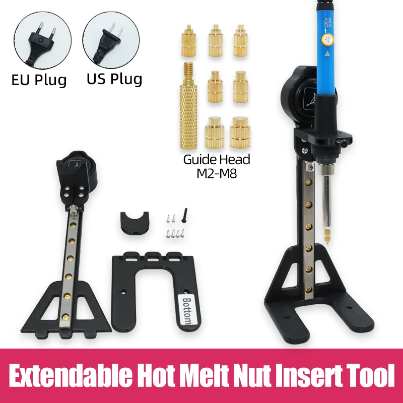 Thread-Brass-Insert-Nut-Heat-Set-Inserts-Tool-Adjustable-Temperature ...