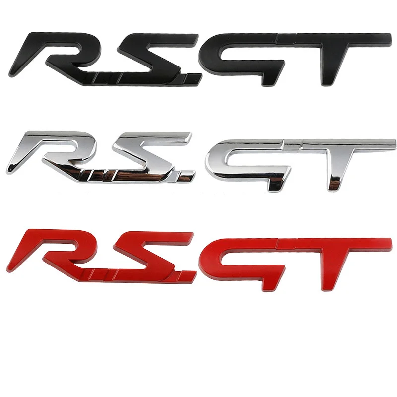For-Renault-car-label-modification-RS-car-sticker-body-car-tail-label ...