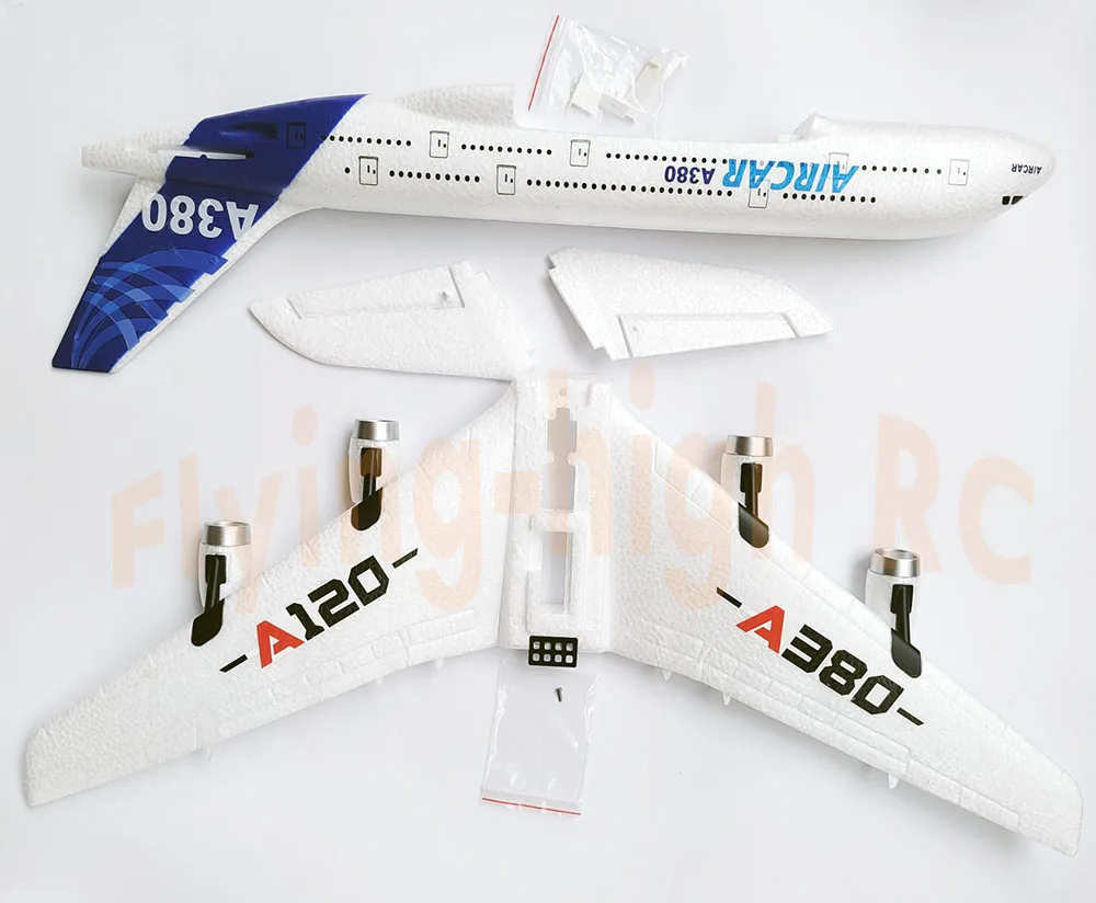 Wltoys-XK-A120-A380-RC-Airplane-Spare-Parts-Main-Body-Cover-Wing-Flat ...