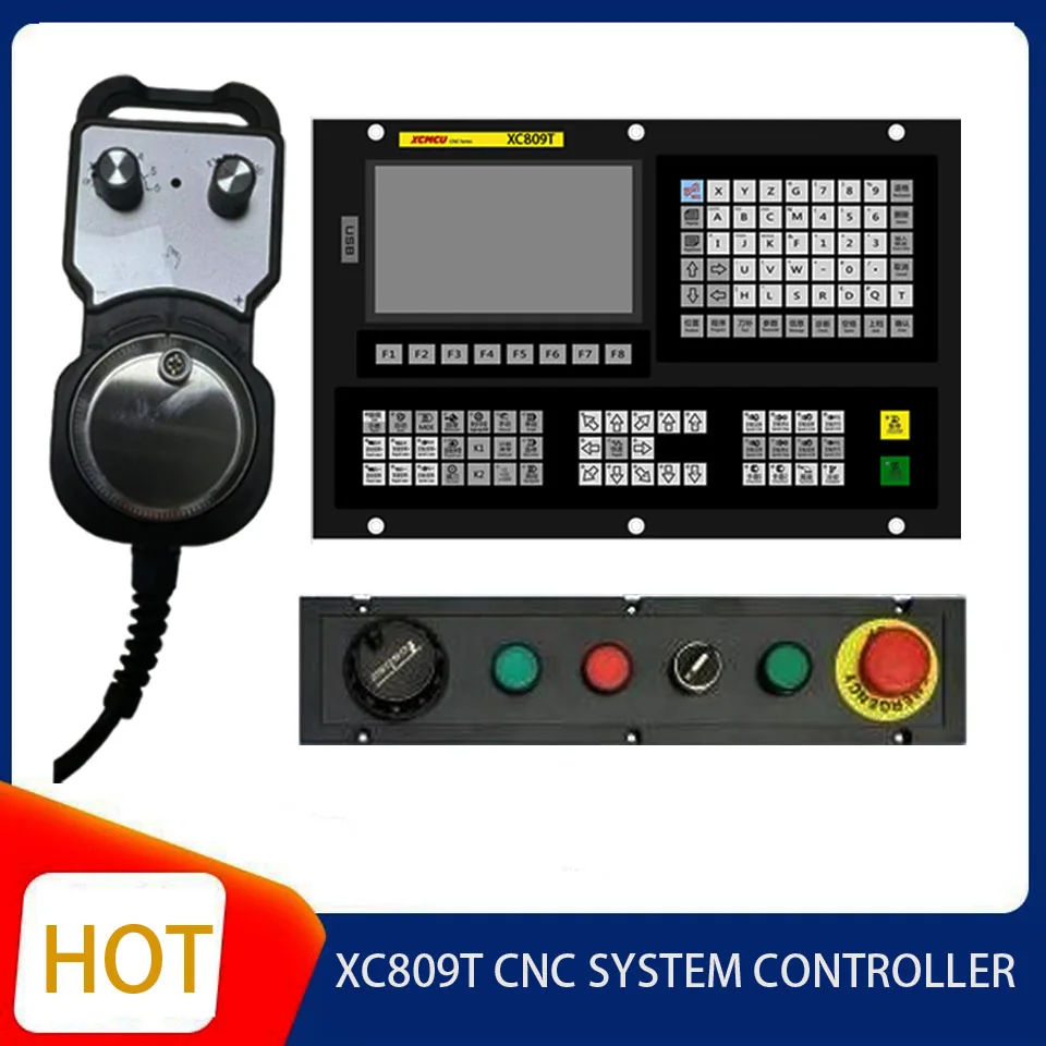 XC809T-CNC-Controller-2-3-4-5-6-Axis-Lathe-CNC-System-Dual-Analog ...