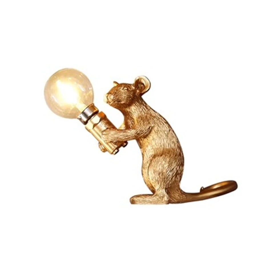 Modern-LED-Table-Lights-Resin-Animal-Rat-Cat-Squirrel-LED-Night-Lights ...