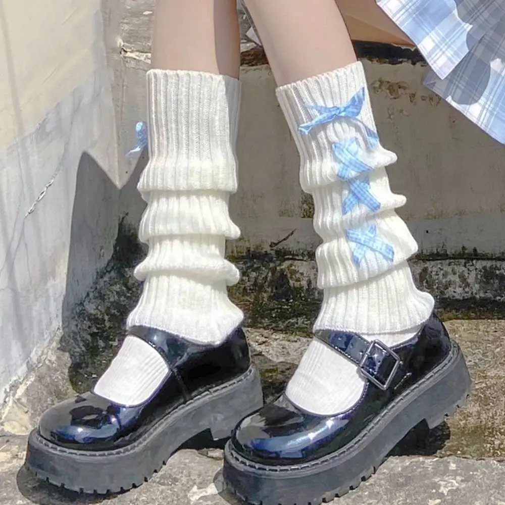 Girls-Costume-Accessories-Knee-Protection-Bow-Bandage-Lolita-Women-jk ...