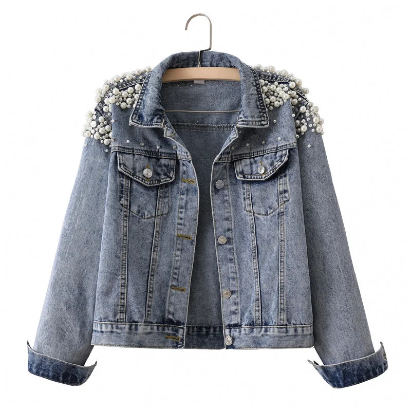 Custom-Pearl-Denim-Jacket-Mrs-Custom-Jacket-for-Bride-Wedding-Babe ...