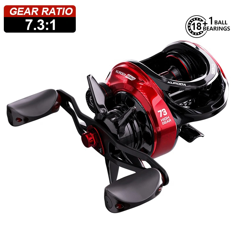 Baitcasting Fishing Reel 18 Ball Bearings Ultralight Baitcasting Reel ...