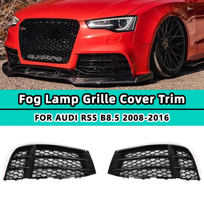 HONEYCOMB-Car-Fog-Light-Grille-For-Audi-A5-S5-RS5-B8-5-2008-2009-2010 ...