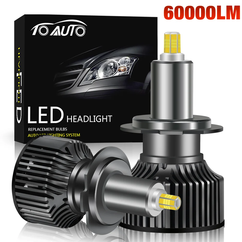 H1 H7 Led lampadine per fari Auto H8 H11 60000LM luci HB3 9005 HB4 9006 ...