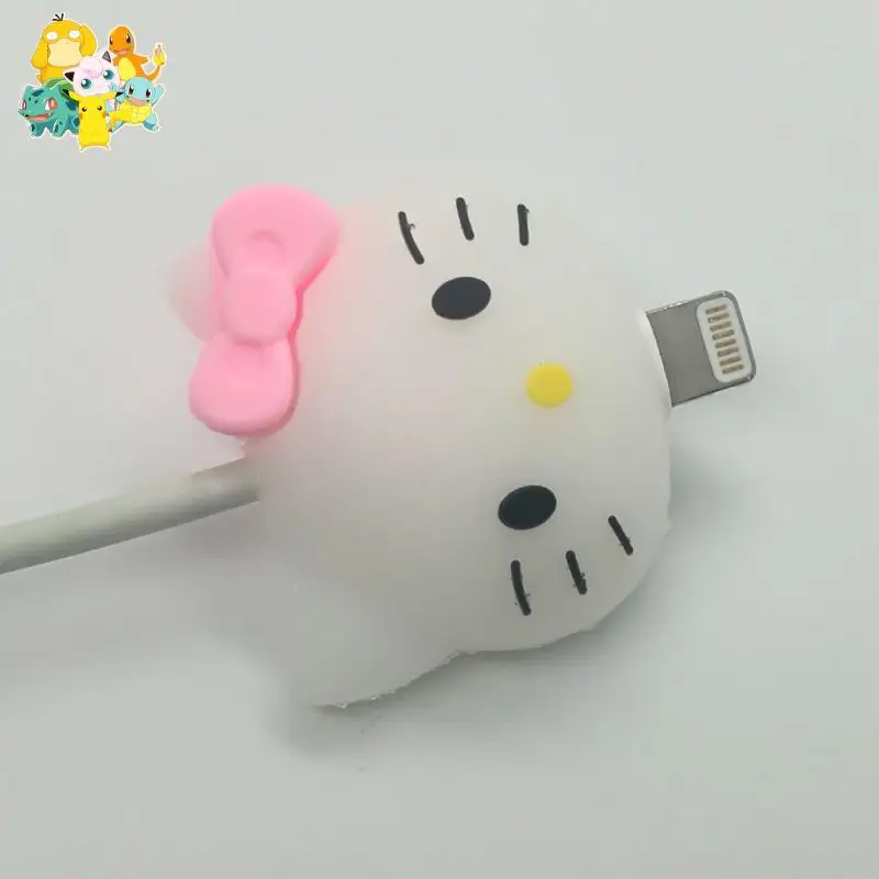 Pokemon-Pikachu-Data-Cable-Protection-Sleeve-Kawaii-Anime-Cartoon-Pvc ...