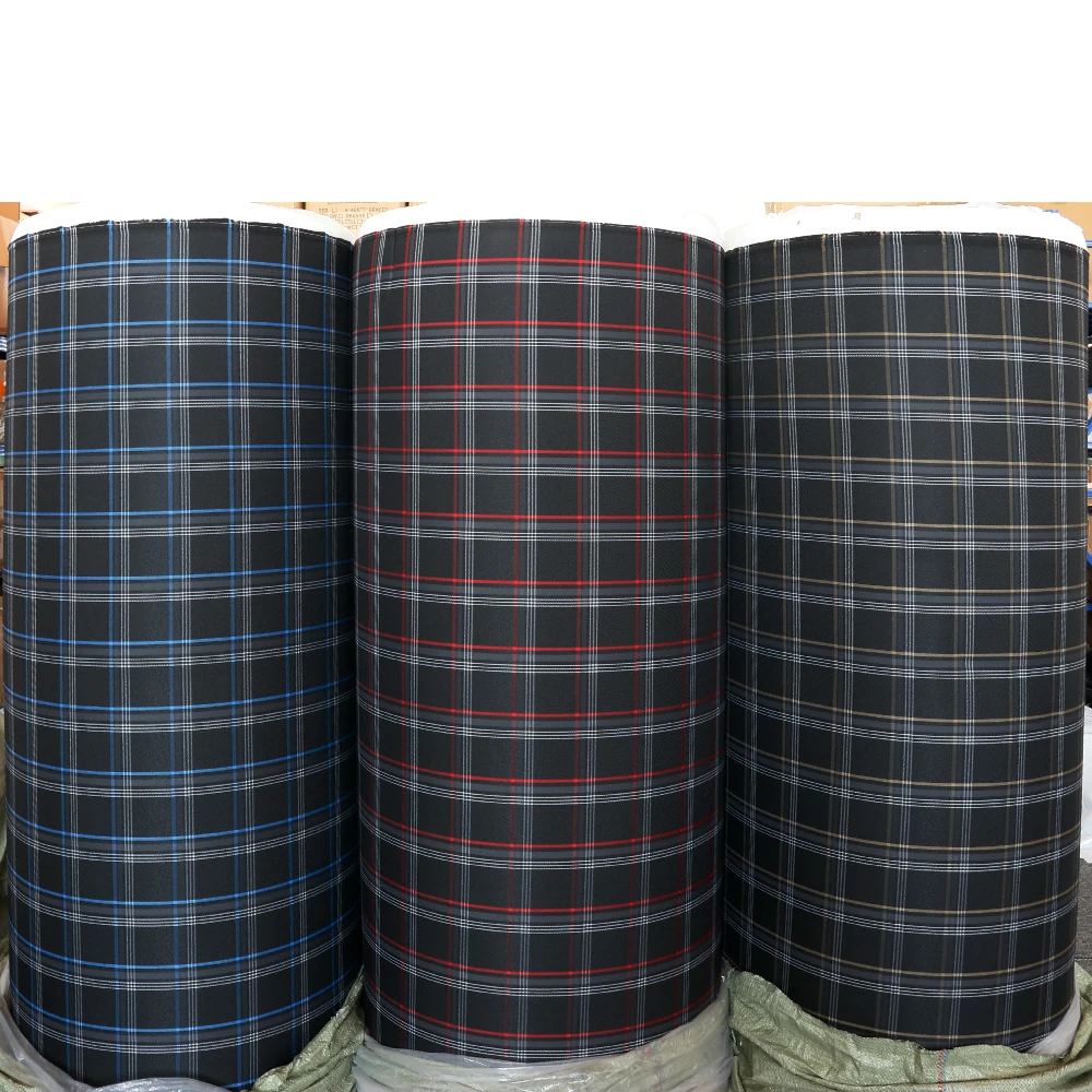 Zwart-Geruit-Interieur-Stoelbekleding-Doek-Bekleding-Stof-Voor-Mk7-Vw ...