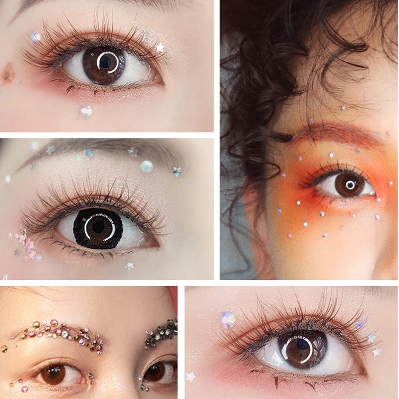 Rhinestone Eye Makeup