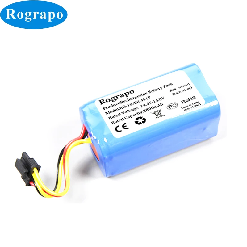 New-14-8V-2800mAh-Li-ion-Battery-Pack-Side-Brush-Hepa-Fifter-Parts-For ...