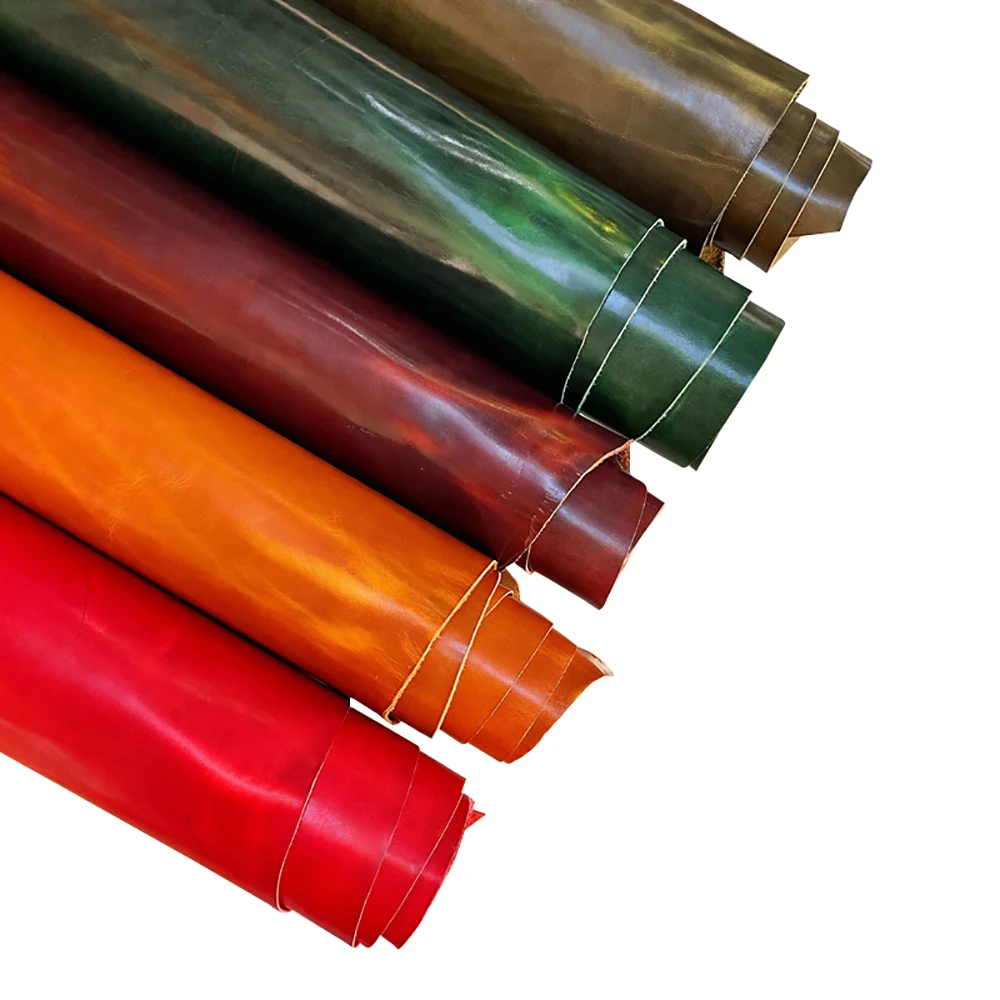 Grain Vegetable Tanned Leather | Oil Tanned Leather | Genuine Leather ...