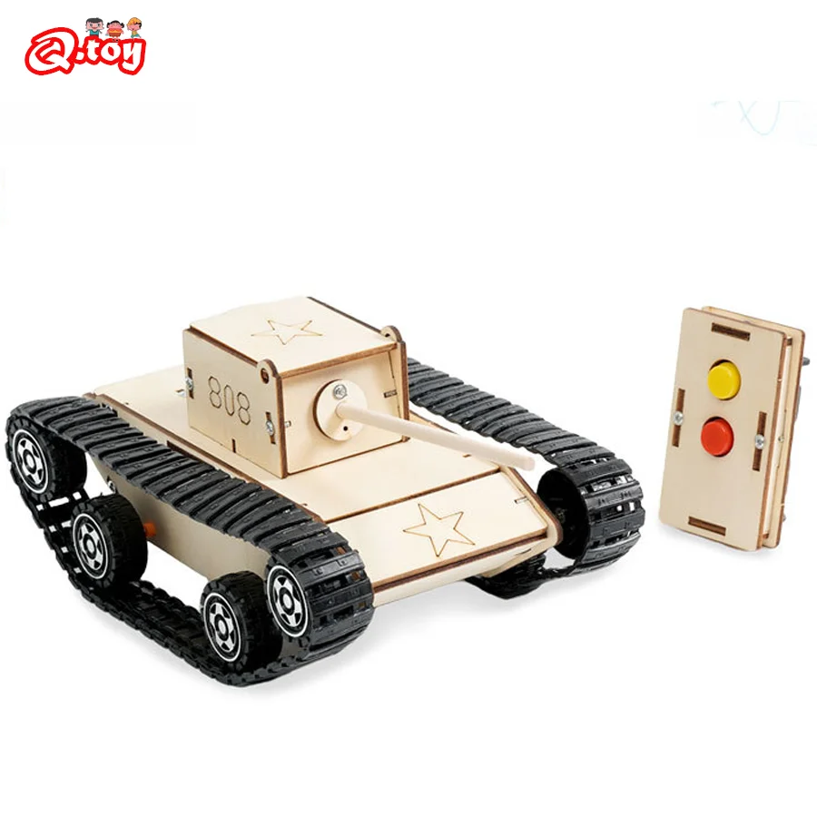 Remote-Control-Stem-Educational-Toy-Tank-Model-Technology-Experimental ...