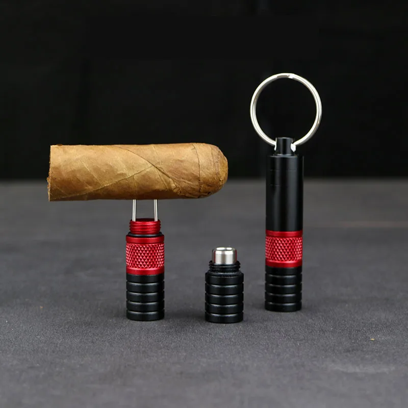 Metal-Cigar-Enhancer-Tool-Smoker-Portable-Drilled-Cigar-Hole-Punch ...