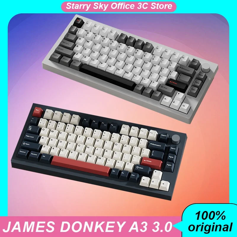 James-Donkey-A3-3-0-Mechanical-Keyboard-Wireless-3mode-Multi-Functional ...
