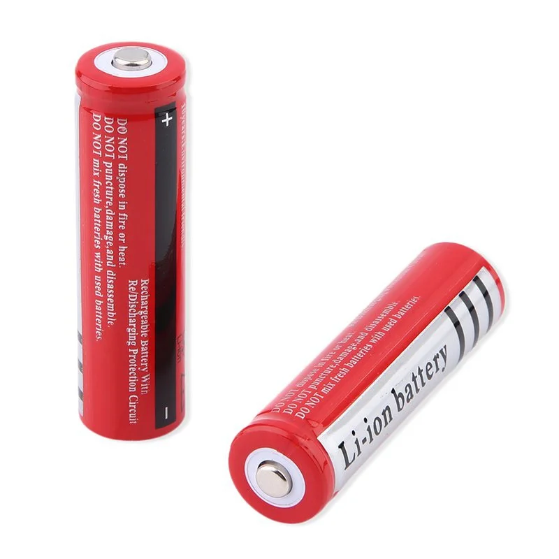 3.7V 18650 4800mAh Li-ion Portable Rechargeable Battery For Flashlight ...