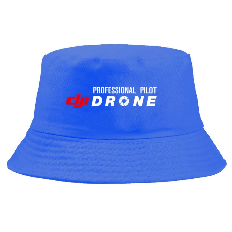 Dji Professional Pilot Drone Creative Cotton Bucket Hat Sun Hat Free ...