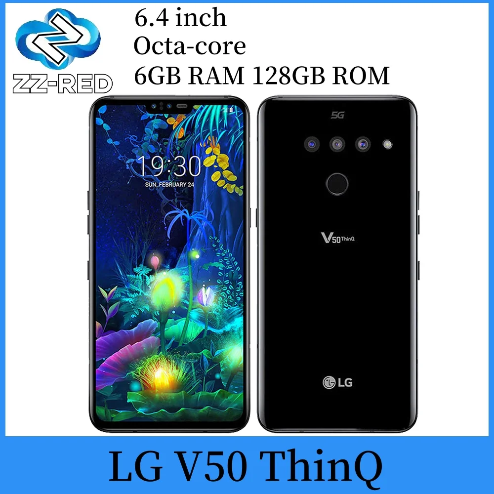 LG-V50-ThinQ-V450VM-V500N-Original-Unlocked-5G-Mobile-Phone-6-4-NFC-6GB ...