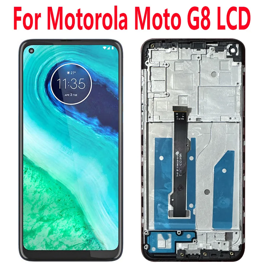 IPS-LCD-Display-Touch-Screen-com-Frame-Fit-para-Motorola-Moto-G8 ...