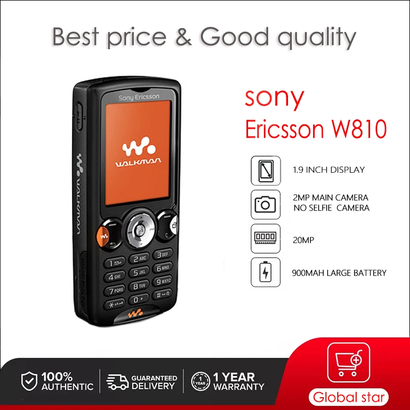 Tel-fono-m-vil-Sony-Ericsson-W810-reacondicionado-Original-1-9-pulgadas ...