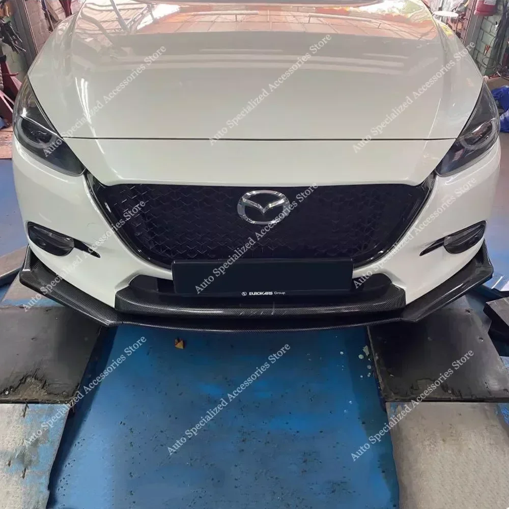 For Mazda 3 MK3 3Pcs Car Front Bumper Lip Spoiler Splitter Diffuser ...