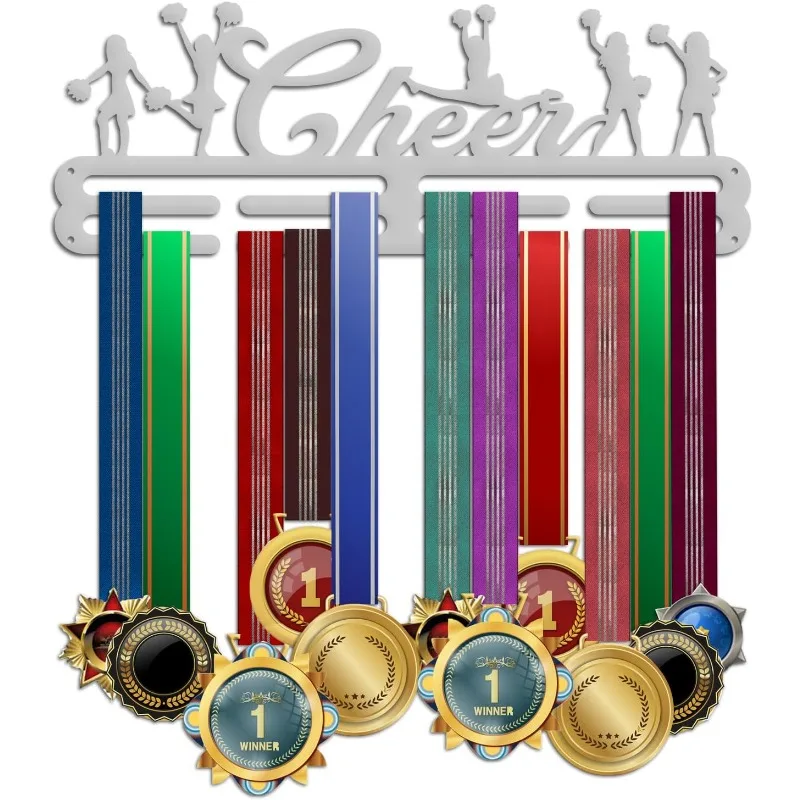 1pc-Platinum-Medal-Holder-Display-Cheerleading-Award-Ribbon-Hanger-with ...