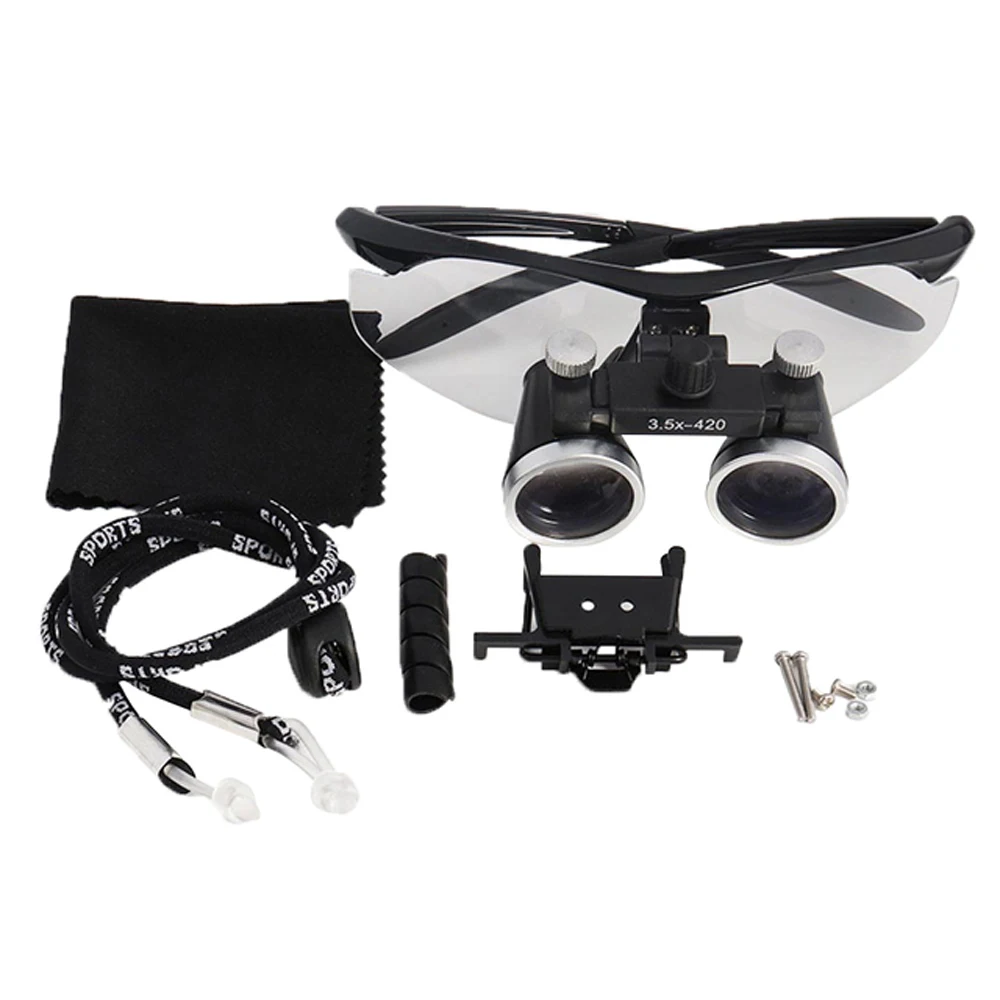 Dental-Loupes-2-5X-3-5X-Magnification-Binocular-Medical-Magnifier ...