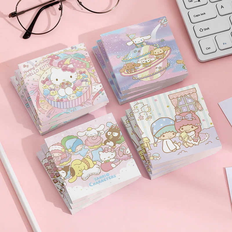 4pcs-Cartoon-Sanrio-Sticky-Notes-Cute-Hello-Kitty-Cinnamoroll ...