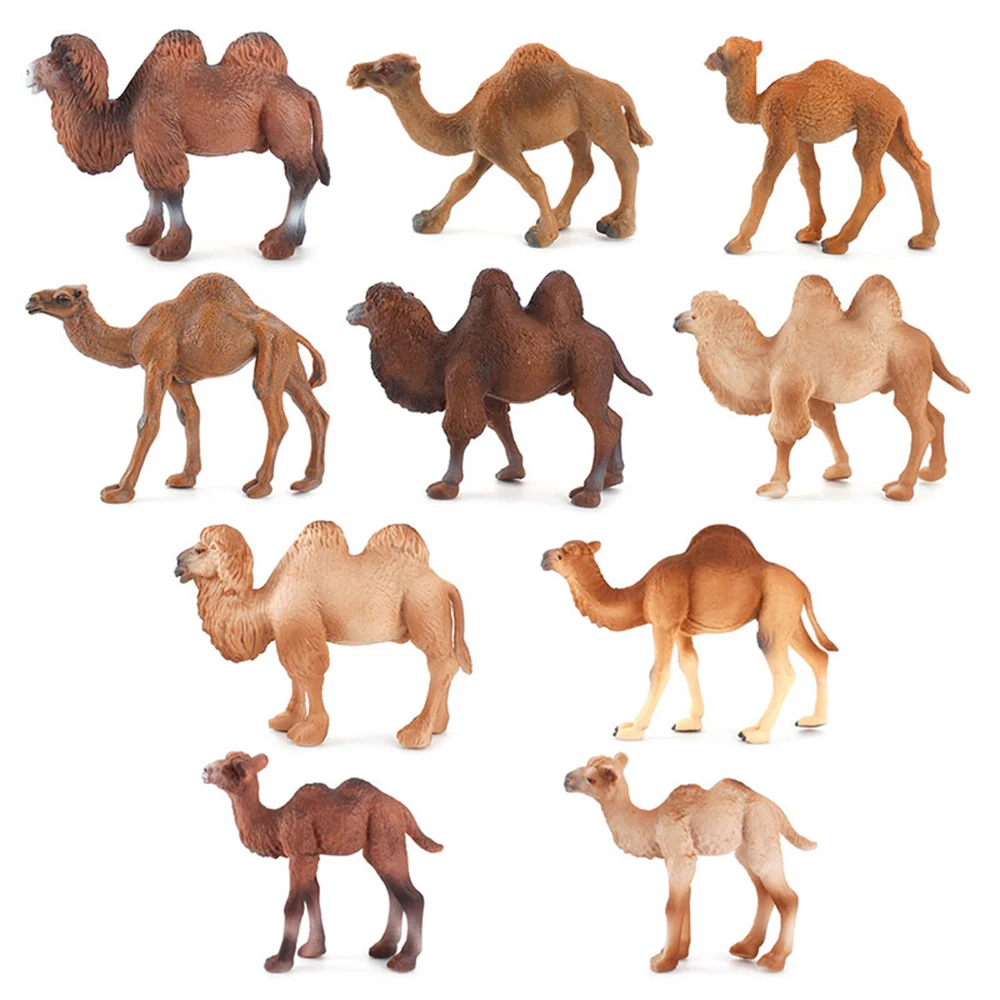 Simulation Camel Action Figure Wild Animals Figurines Desert Captive ...
