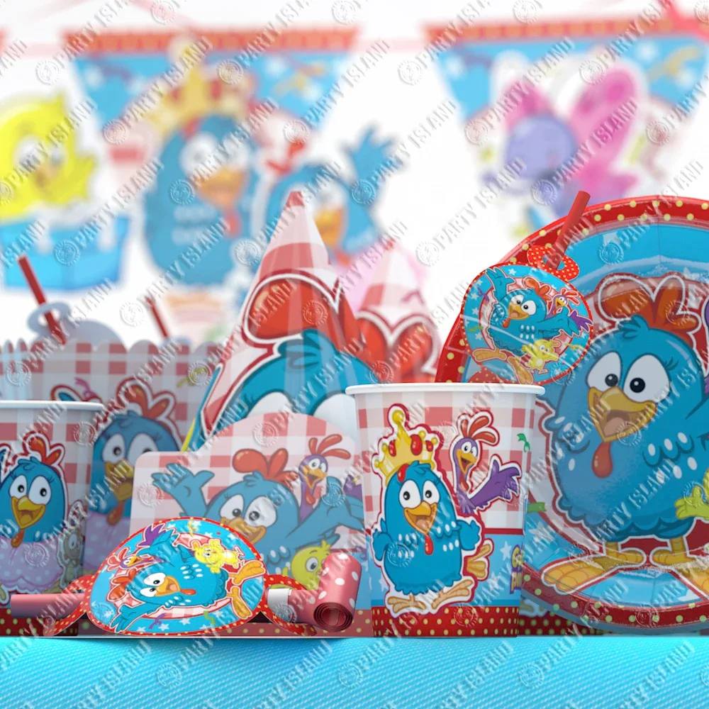 Gallina Pintadita Theme Party Supplies Chicken Birthday Party ...