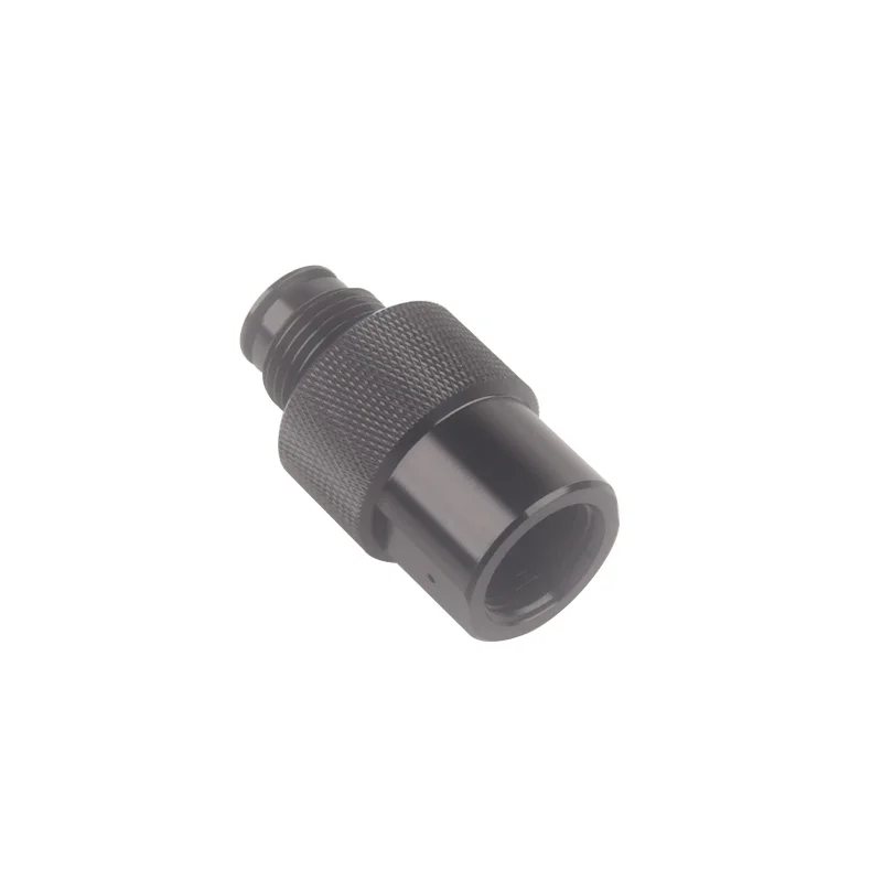HPA Black Aluminum G1/2-14 Threaded Fitting Gas Filling Refill Adapter ...