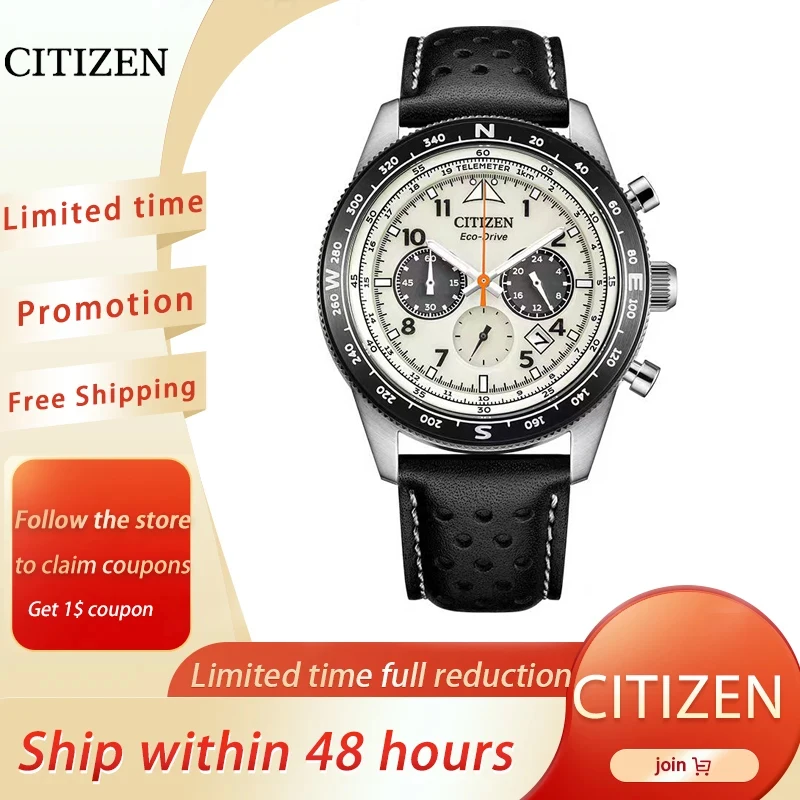Citizen-Men-s-Watch-FF-Series-Flying-Outdoor-Circular-Dial-with-Black ...