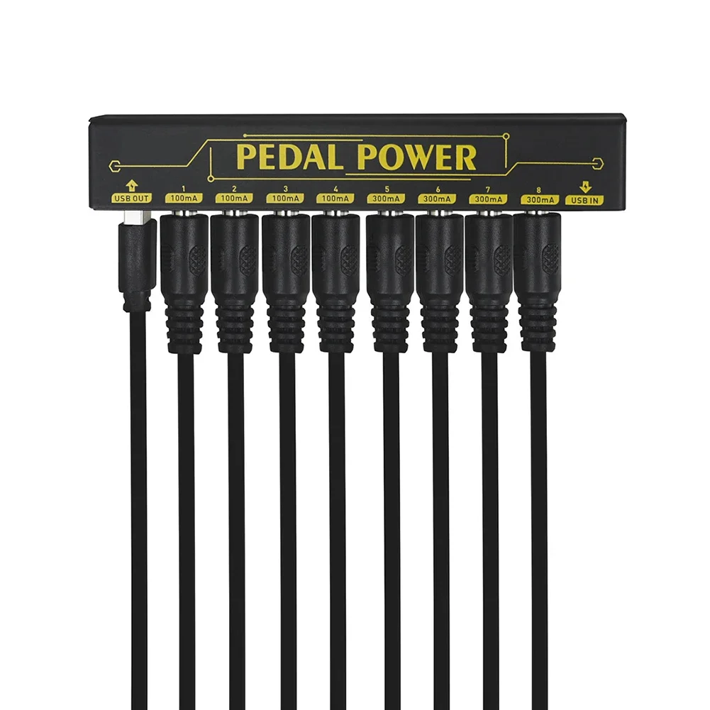 PEDAL-POWER-Guitar-Pedal-Power-Supply-8-Isolated-DC-Output-9V-Lower ...