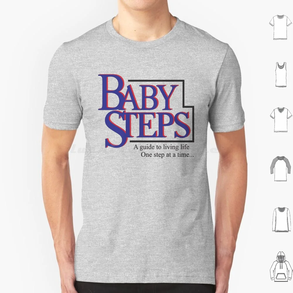 Baby Steps T Shirt Cotton Men Women Diy Print What About Bob Movies New ...