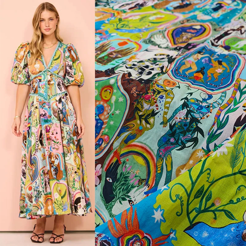 2024-New-Fashion-Cotton-Printed-Pattarn-Fabric-for-Sewing-Imitation ...