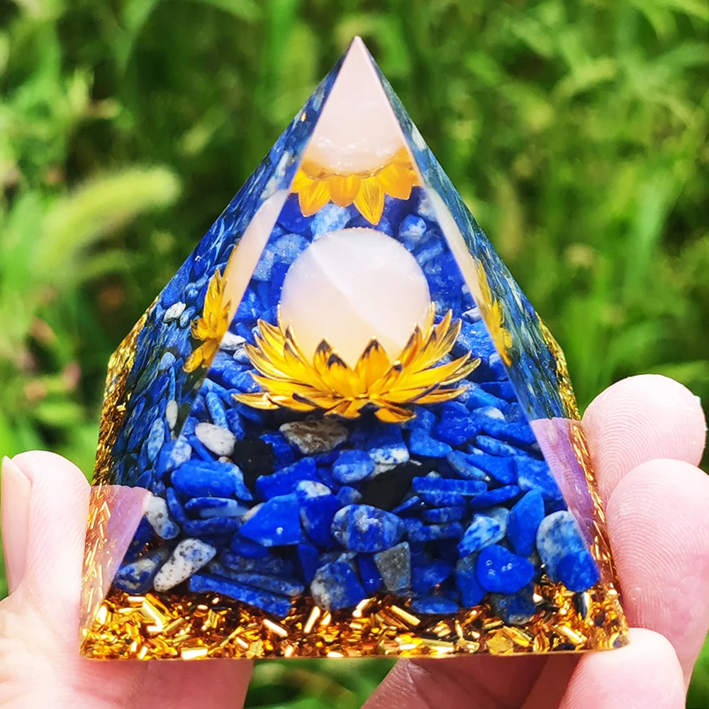 Orgonite-Chakra-Pyramid-Energy-Meditation-Decoration-Reiki-Healing ...