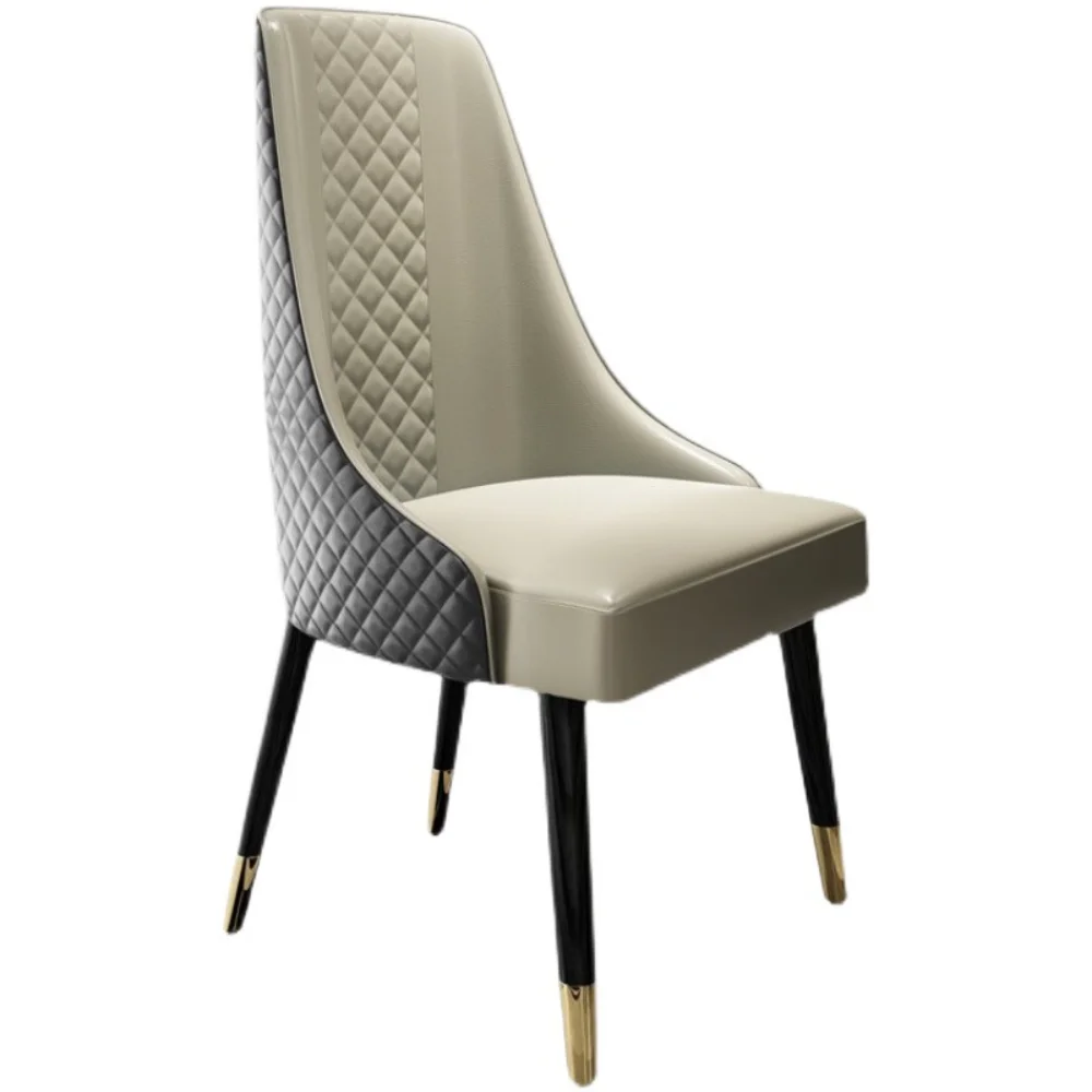 Breathable Microfiber Leather Dining Chairs Restaurant Furniture ...