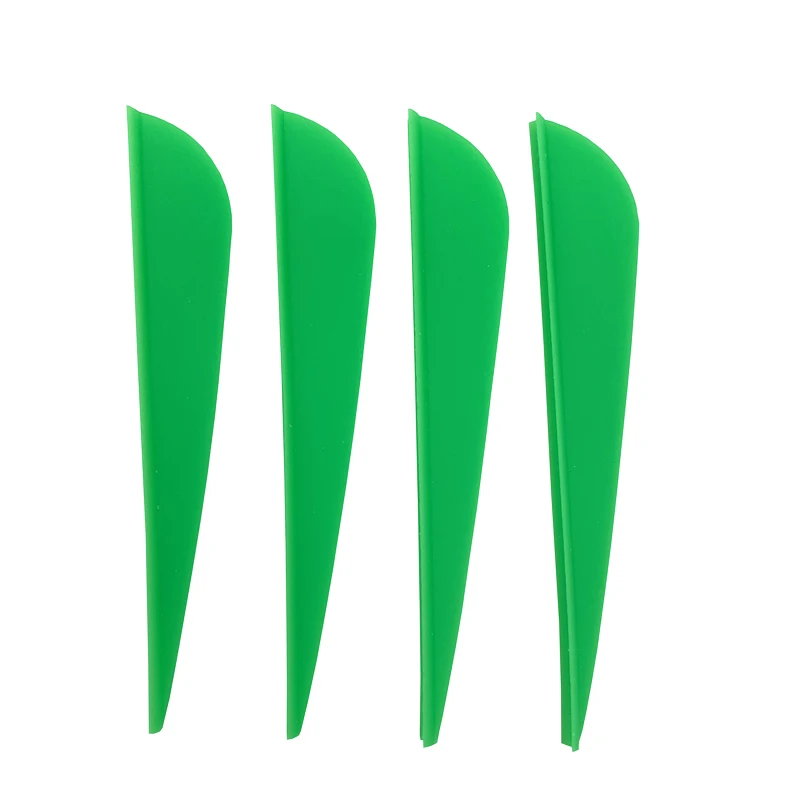 50pcs/lot Rubber Arrow Vanes 2 / 2.5 / 3 / 4 / 5 inches Plastic Fletch ...