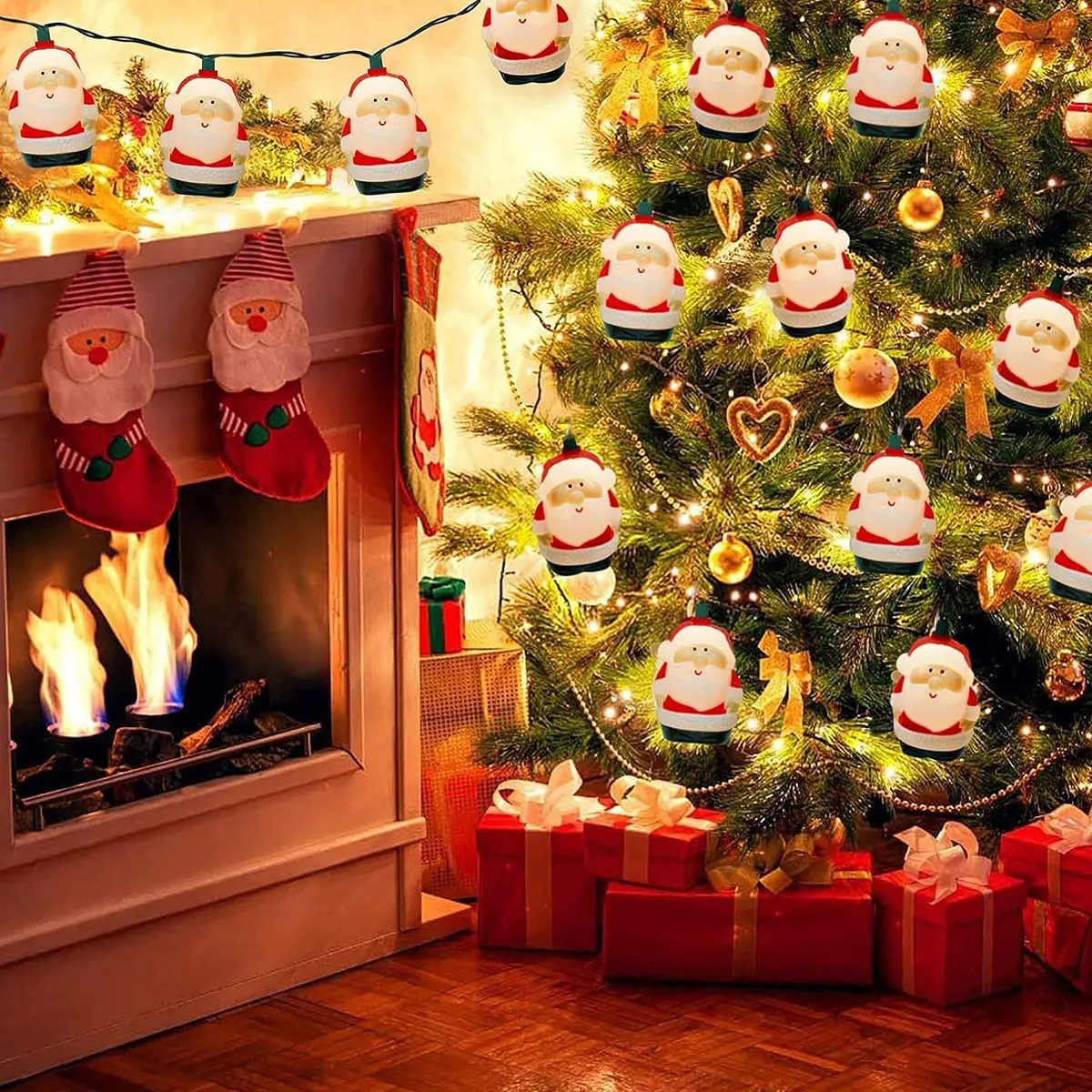 1-5m-Santa-Claus-String-Lights-Christmas-Tree-Decorative-Led-Light-Xmas ...