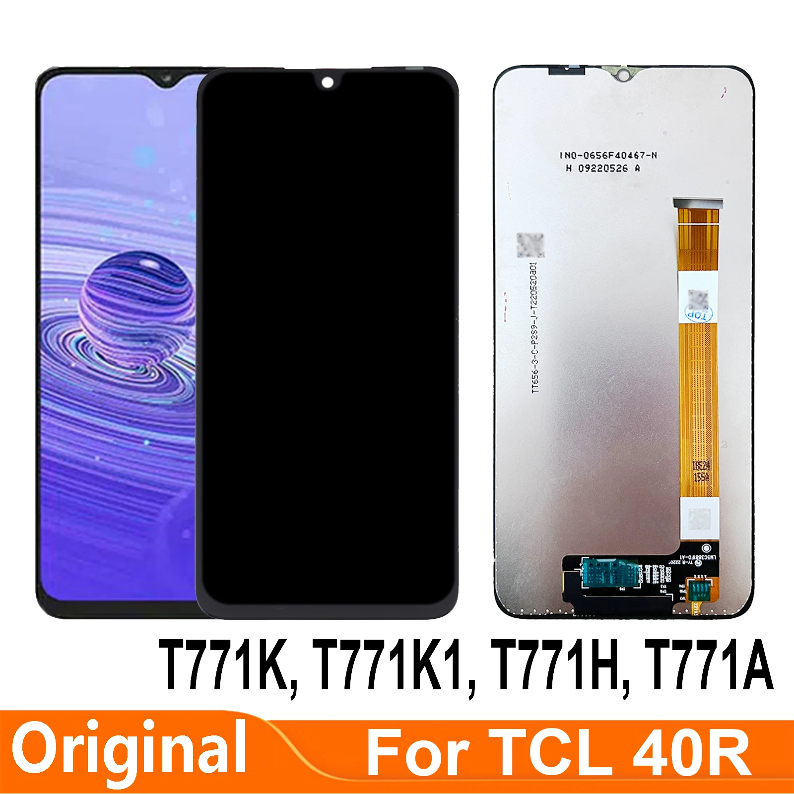 6.6'' Original For TCL 40R 40 R 5G T771K T771K1 T771H T771A LCD Display ...