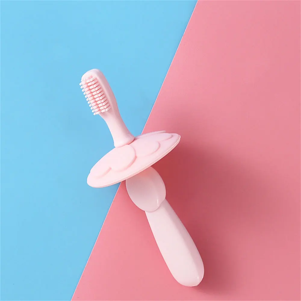 Infant Toothbrush Clean And Safe Food-grade Silicone Soft And ...