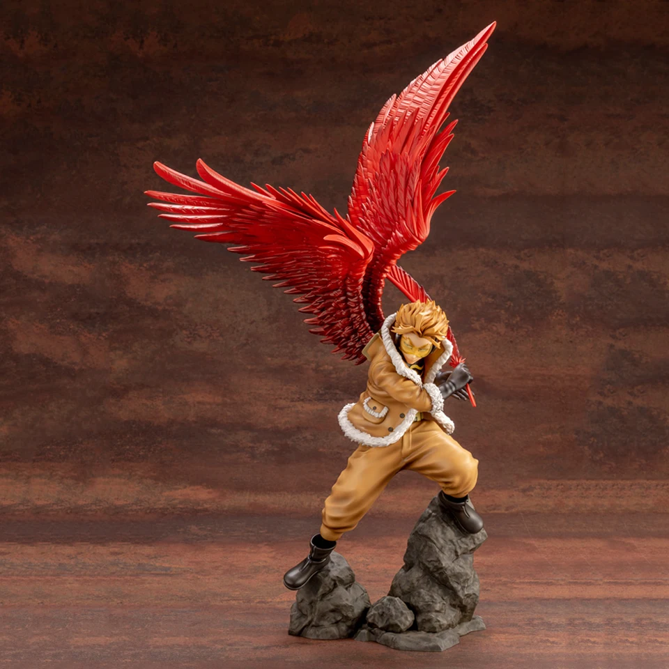 Original-Genuine-Megahouse-My-Hero-Academia-ARTFX-J-Hawks-PVC-Modelo ...