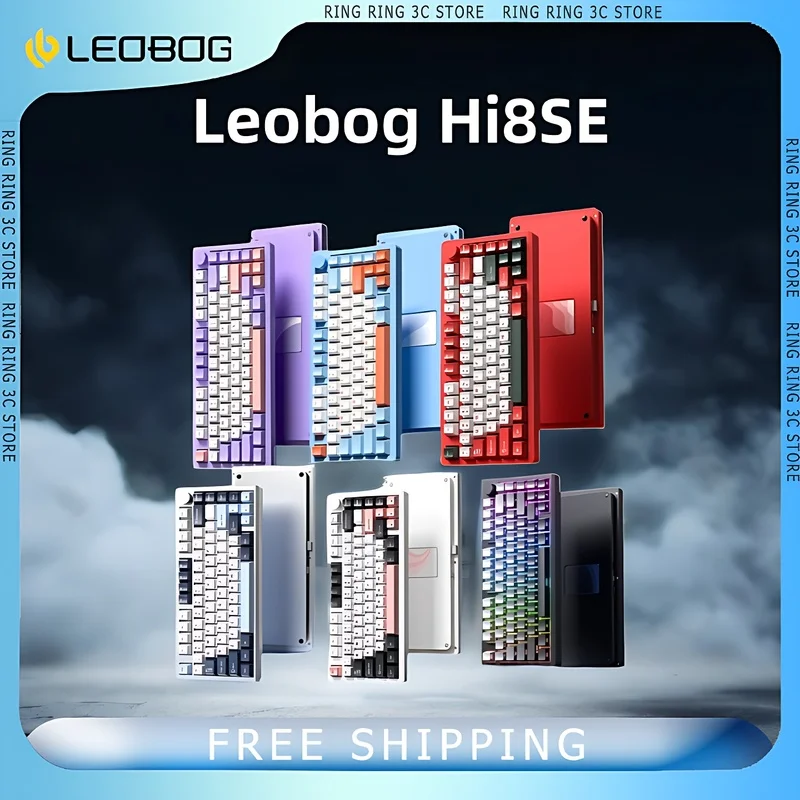 Leobog-Hi8SE-Mechanical-Keyboard-3mode-Gasket-Aluminium-Alloy-Hot-Swap-2-4g-Wireless-Bluetooth ...