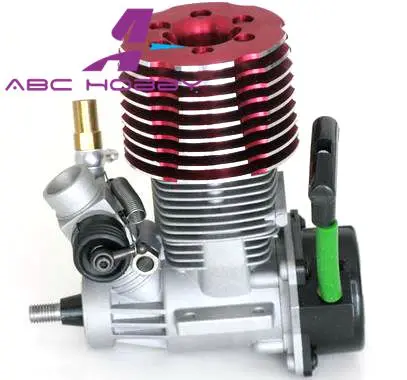 ASP 28CX 2 จังหวะ 2 จังหวะเมทานอล Nitro เครื่องยนต์ดึง Starter 4.5cc ...