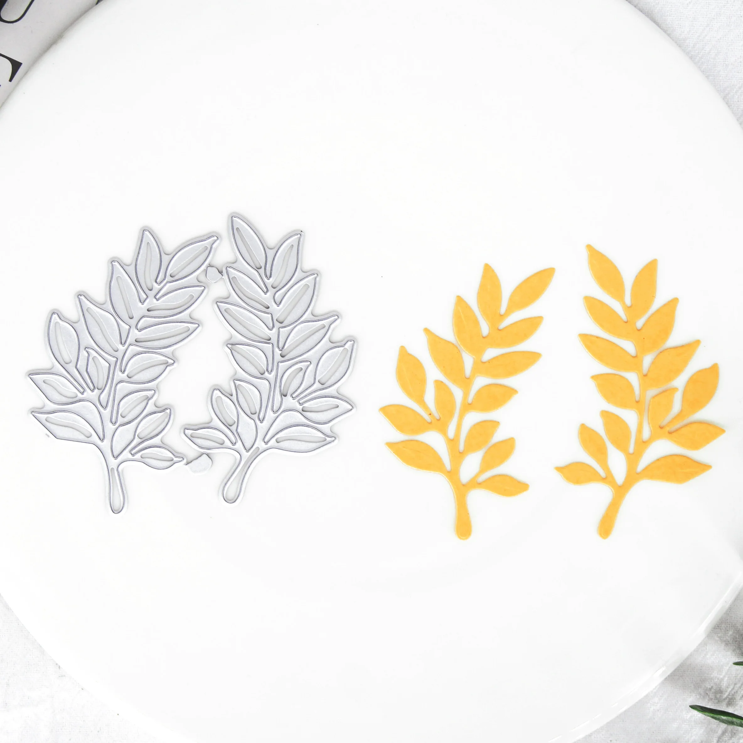 Troqueles-de-corte-de-Metal-de-hojas-bonitas-plantilla-troquelada-molde ...