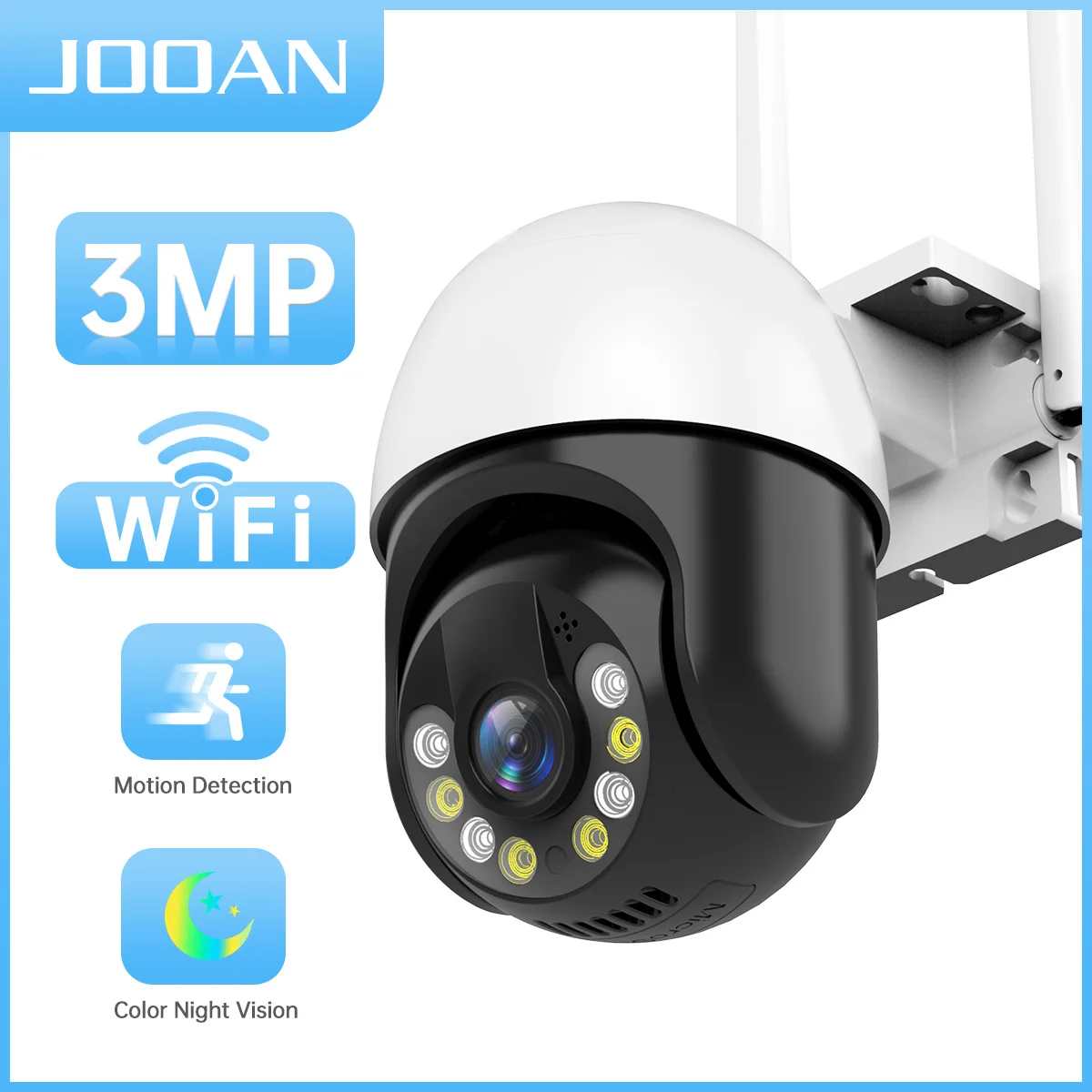 JOOAN-5MP-3MP-PTZ-WIFI-IP-Camera-Outdoor-Wireless-Camera-Color-Night ...