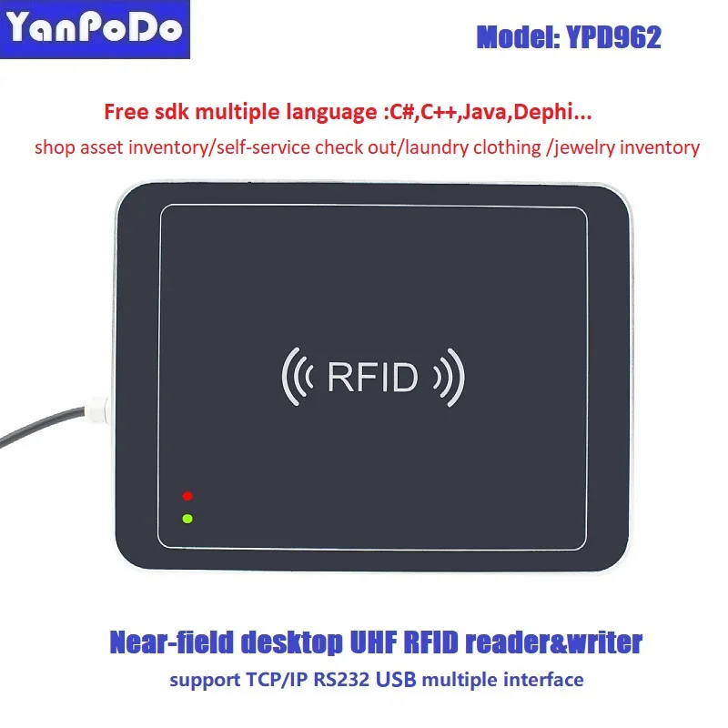 Yanpodo-10-100cm-near-field-desktop-uhf-rfid-reader-writer-USB-keyboard ...